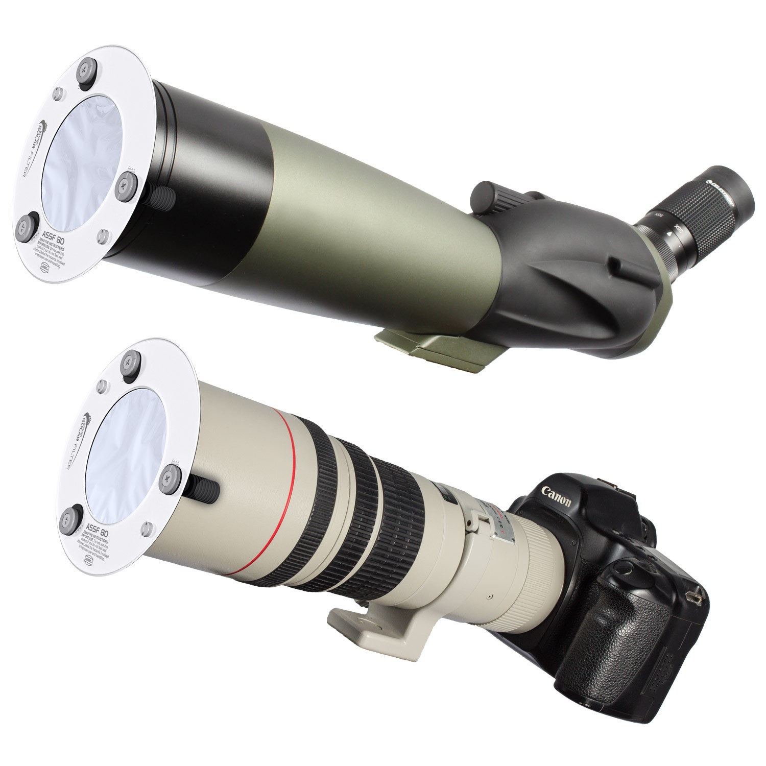 Baader ASSF: AstroSolar Spotting Scope Filter OD 5.0 (50mm - 150mm ...